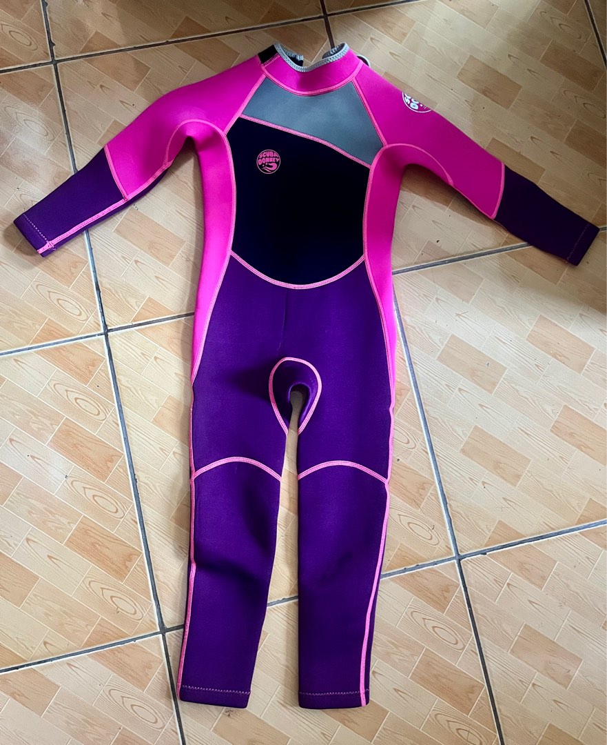 Scuba Donkey Neoprene Full Wetsuit for Kids, Sports Equipment, Sports ...