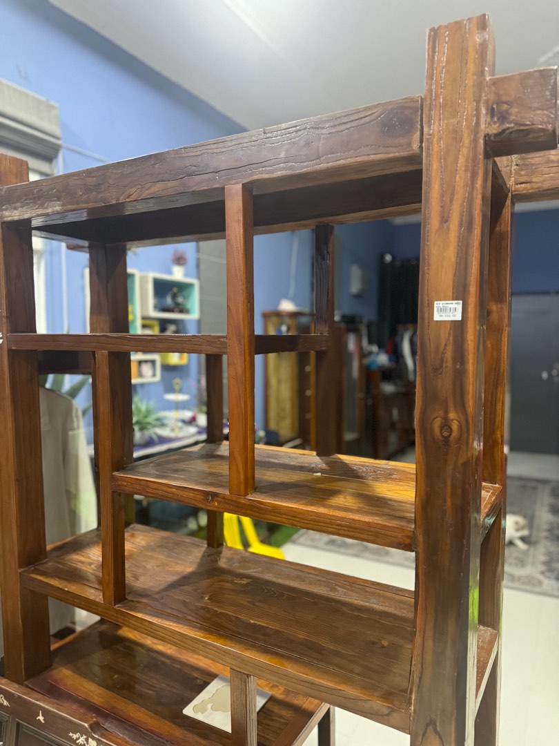 Show case/almari display kayu pine, Furniture & Home Living, Furniture ...
