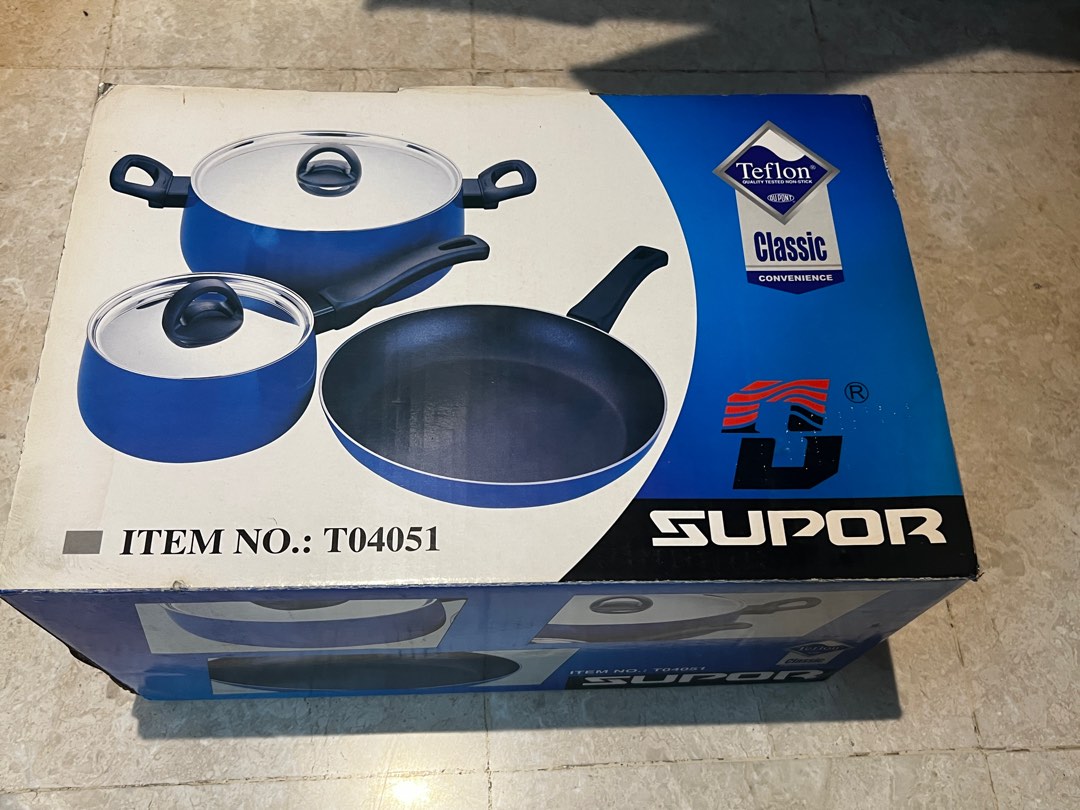 SUPOR - Teflon Coated set, Furniture & Home Living, Kitchenware ...