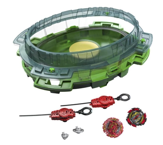 TP-BEYBLADE Burst QuadDrive Interstellar Drop Battle Set, Set Stadium ...