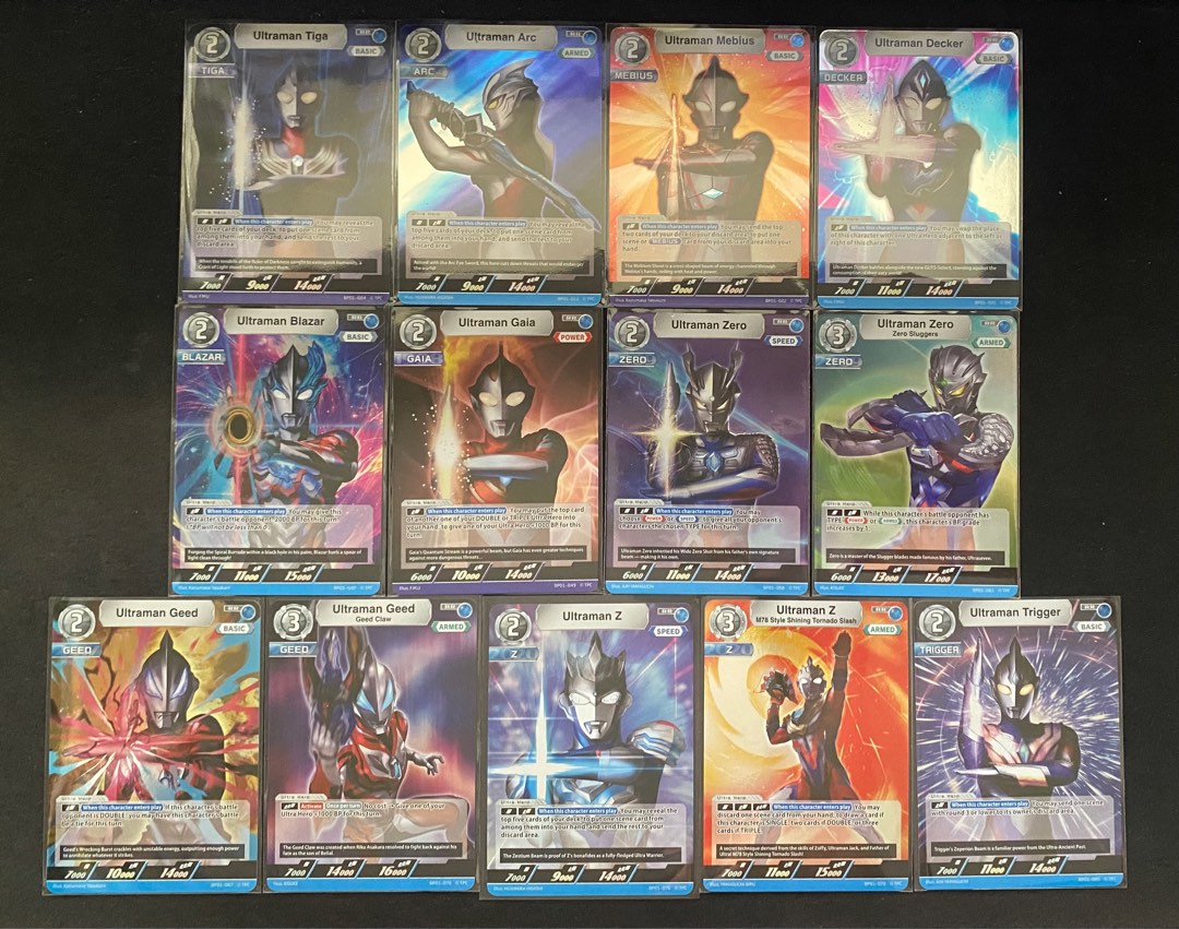 Ultraman Card Game Singles [RR] BP01: Guardians of the Earth, Hobbies & Toys, Toys & Games on ...