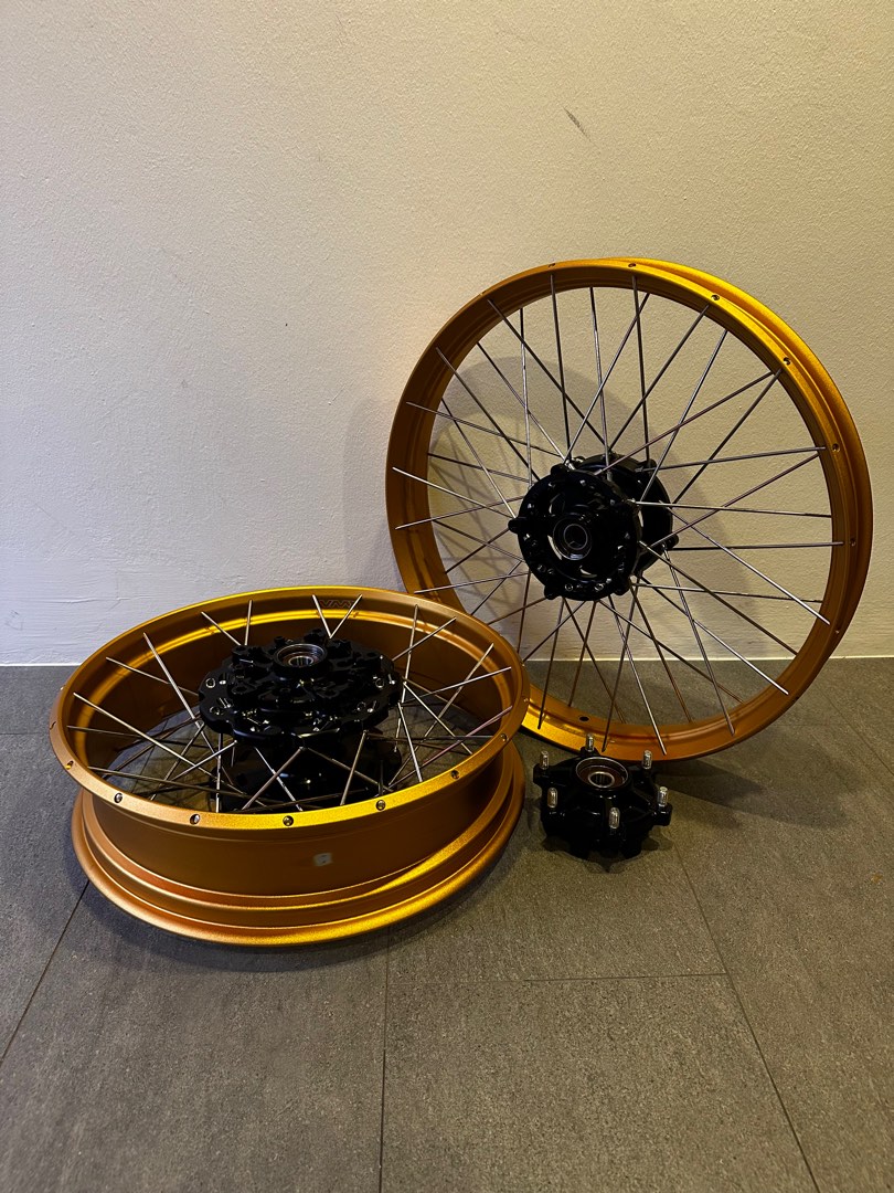VMX-Racing 21" 18" Tubeless Wheels Yamaha Tenere & WR 700. Enquire for ...
