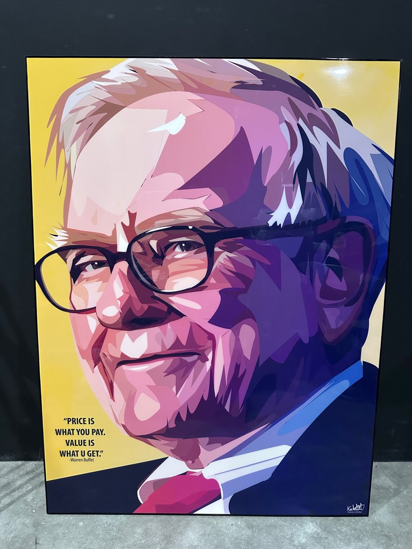 Warren Buffett quotes board, Hobbies & Toys, Stationery & Craft, Art ...