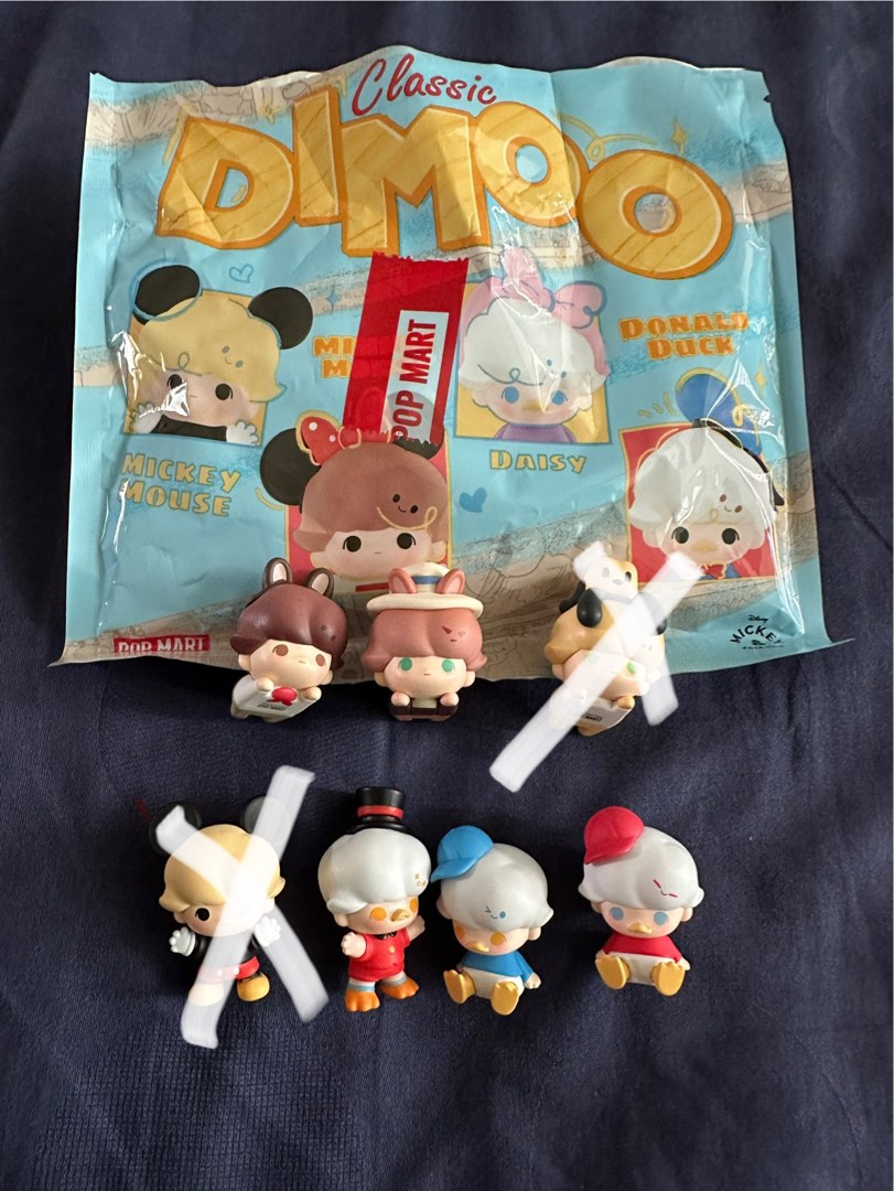 Wts Pop Mart Pop Bean Dimoo x Disney, Hobbies & Toys, Toys & Games on ...