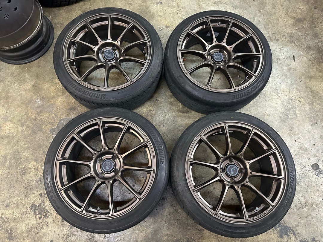 Raxer Rp10X 17 inch Special Bronze Sport Rim, Auto Accessories on Carousell