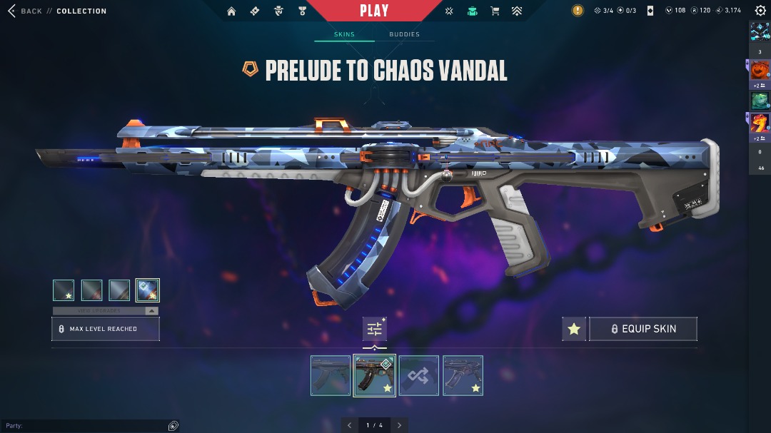 8 Premium Skins Valorant Account(Prelude Bundle), Video Gaming, Gaming Accessories, Game Gift ...