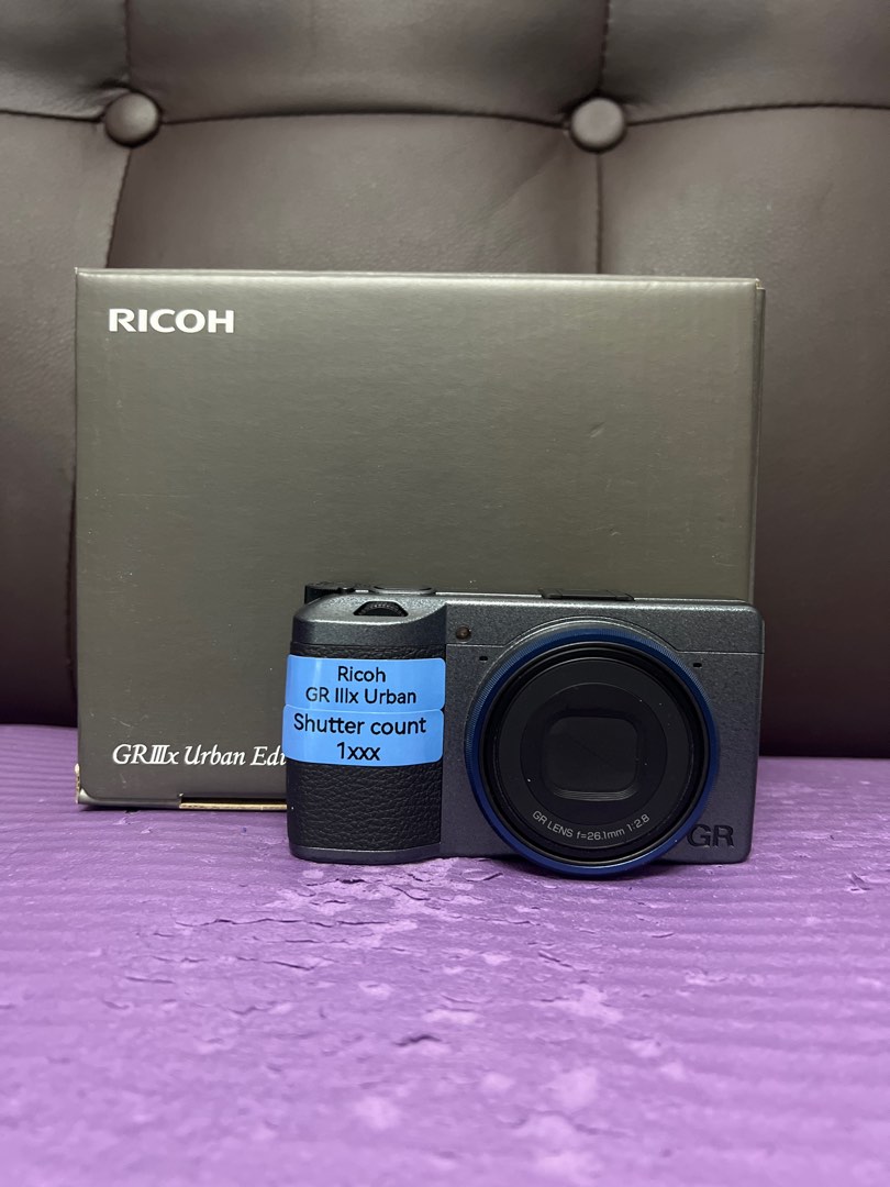 特色顏色 勁新淨 Ricoh GR III X GRIIIX GR3X Urban Edition 快門次數 1XXX, 攝影器材, 相機 - Carousell