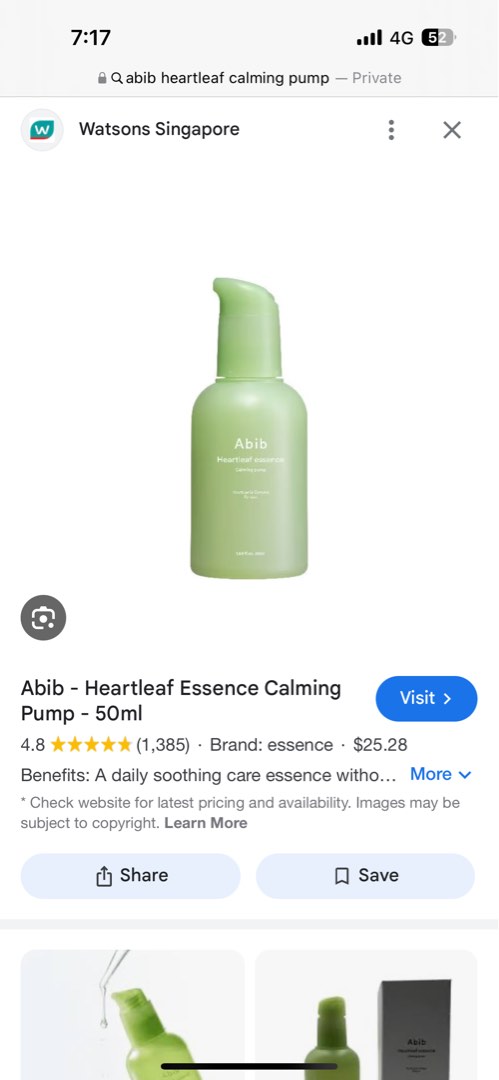 ABIB K Beauty heartleaf essence calming pump serum, Beauty & Personal Care, Face, Face Care ...