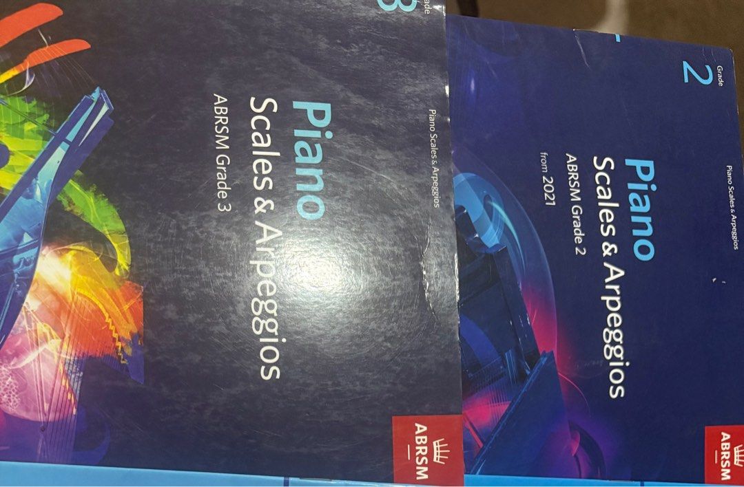 ABRSM piano Scales & Arpeggios grade 2, 3 and 6, Hobbies & Toys, Books ...