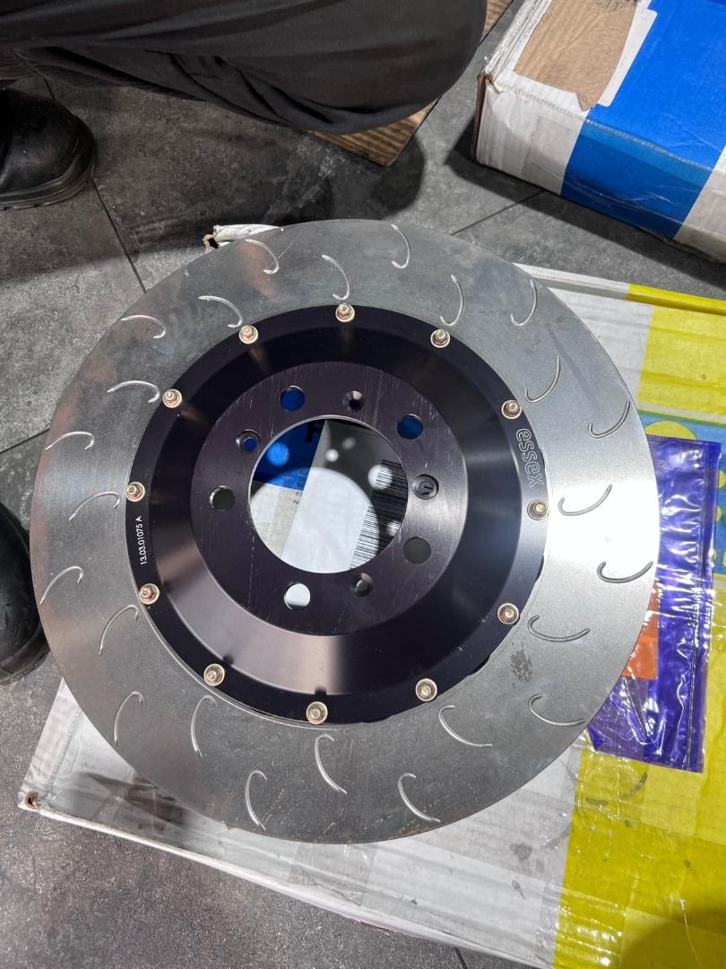 AP Racing by Essex 2-piece Competition J Hook Disc Pair (Front 410x36mm ...