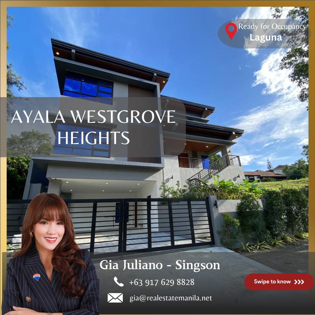 Ayala Westgrove Heights Brand New Modern House and Lot with a pool for Sale, Property, For Sale ...