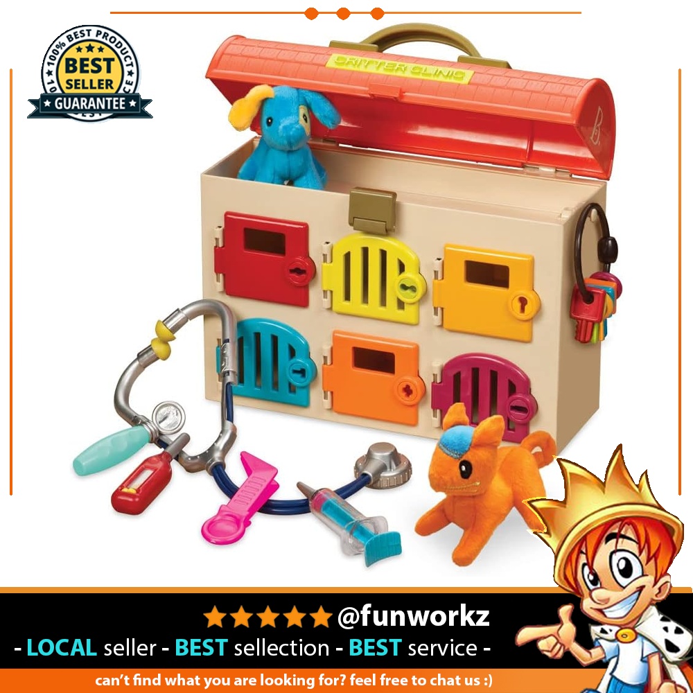 B. Critter Clinic Toy Vet Play Set, Hobbies & Toys, Toys & Games on ...