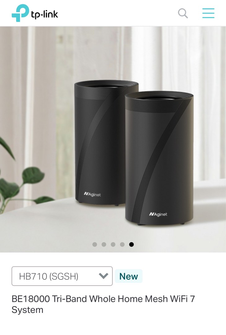 BNIB TP-Link Aginet HB710 Wi-Fi 7 Mesh Router, Computers & Tech, Parts ...