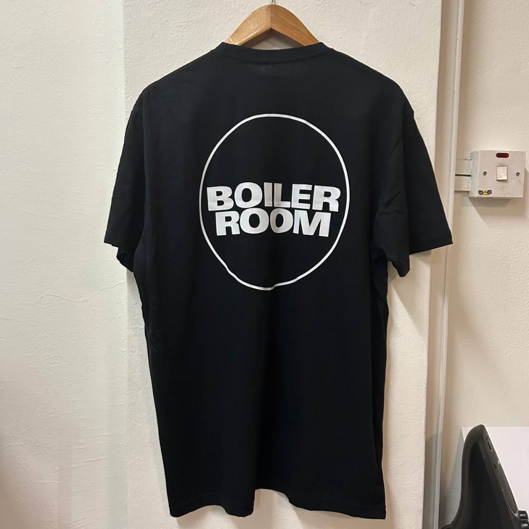 BOILER ROOM Logo Black DTF Tshirt, Men's Fashion, Tops & Sets, Shirts ...