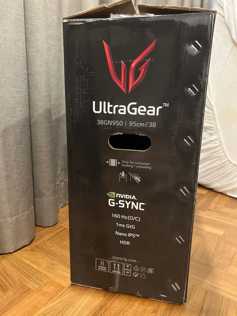 Broken Monitor - LG UltraGear 34GN850 34 Inch Curved Monitor, Computers ...