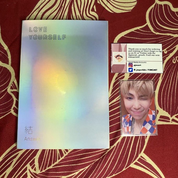 BTS LY ANSWER WITH NAMJOOM PC, Hobbies & Toys, Memorabilia ...