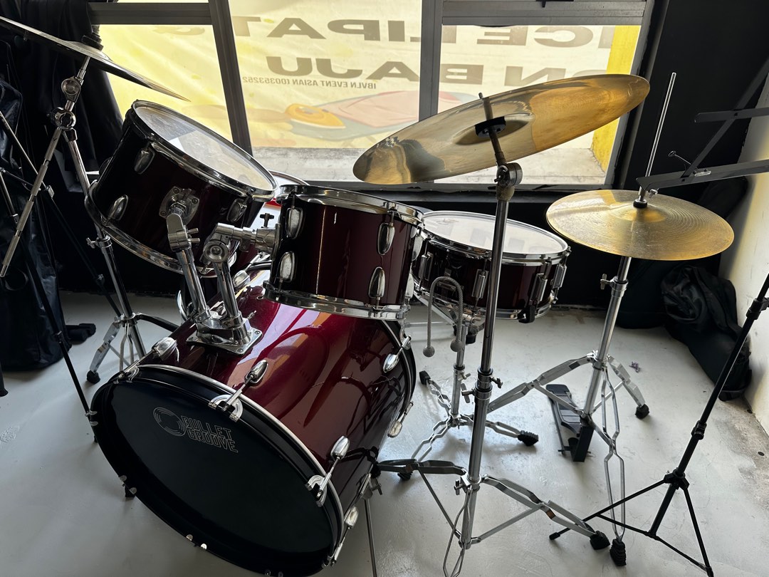 BULLET GROOVE DRUM SET, Hobbies & Toys, Music & Media, Musical ...