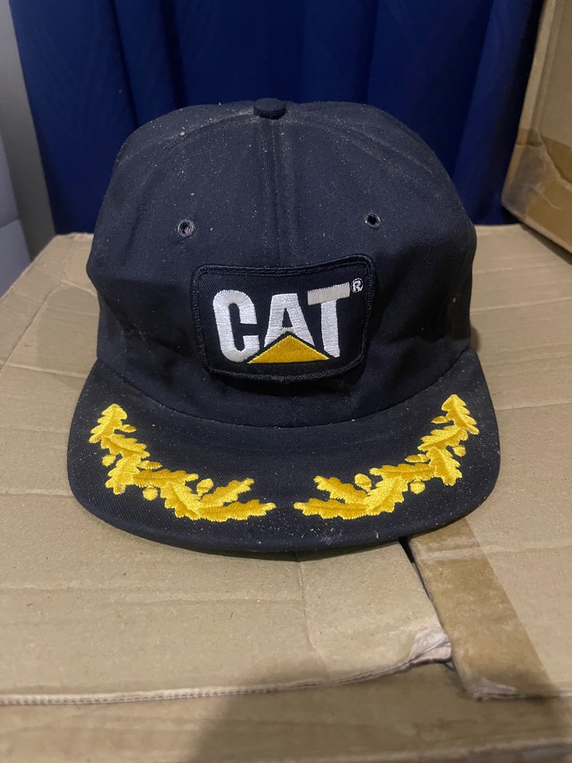 Cap Topi Vintage Caterpillar CAT USA, Men's Fashion, Watches ...