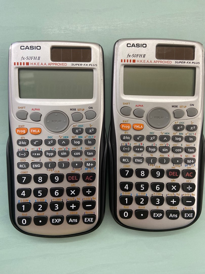 Casio 計數機 fx-50FH2, 電腦＆科技, 商務用科技產品 - Carousell