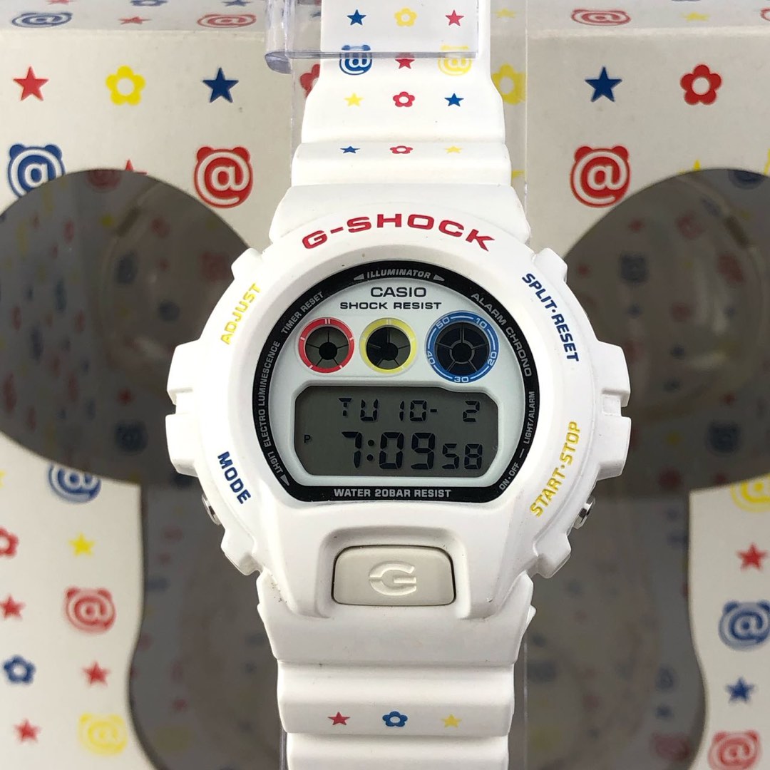 Casio G-Shock 30th Anniversary X Japan Medicom Toy Bearbrick DW-6900MT ...