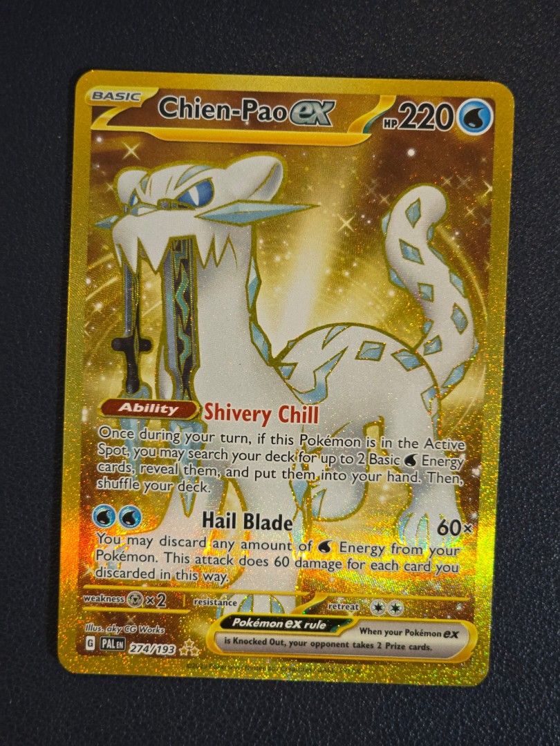 Chien-Pao ex #274 - Paldea Evolved (Hyper Rare) [First Copy], Hobbies ...