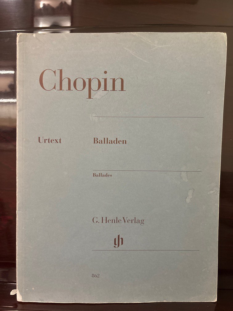 Chopin ballade 全集 henle 版, 其他, 其他 - Carousell