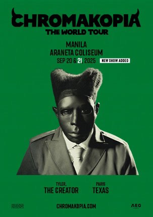 Chromakopia: World Tour Manila Tickets | 3 UBA (Day 2) & 3 GA (Day 1 ...