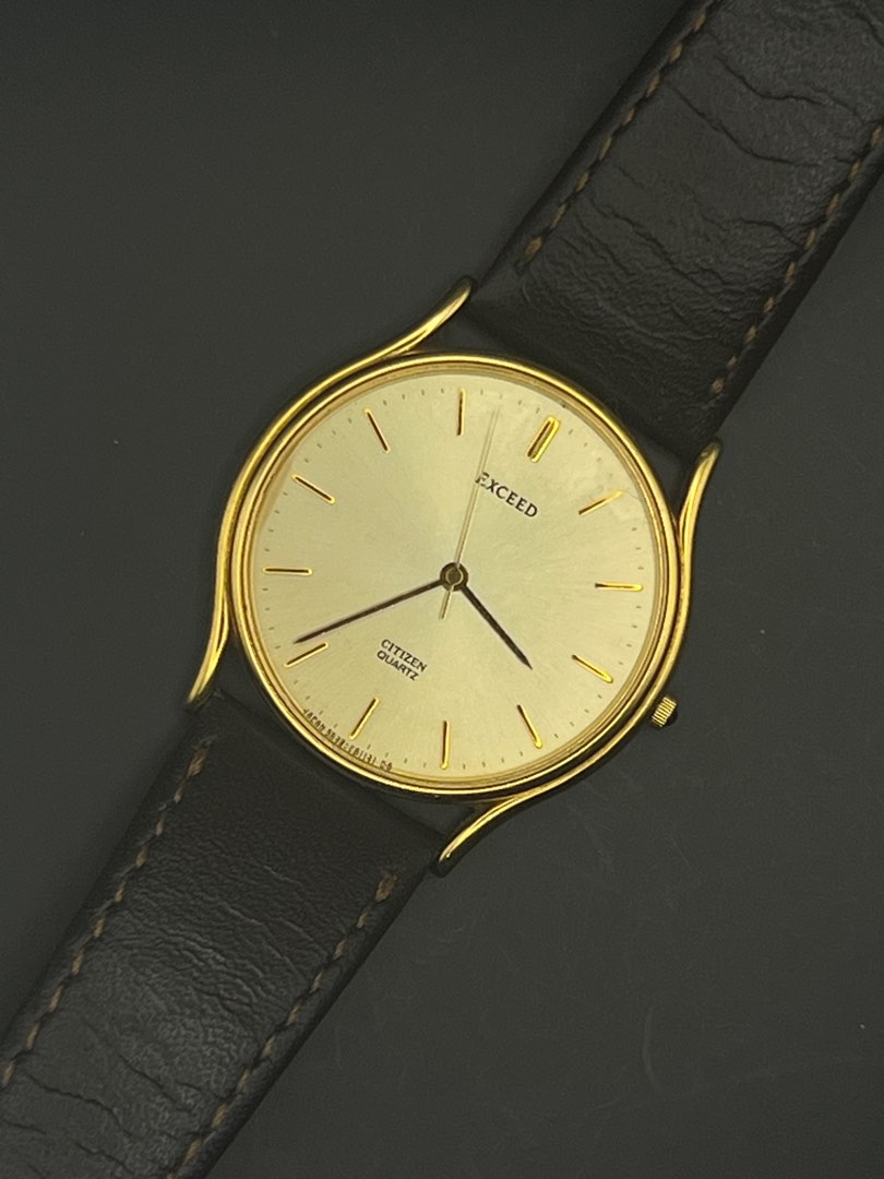 Citizen Exceed 1990s Rare Vintage Dress Watch Slim, Men's Fashion, Watches & Accessories ...