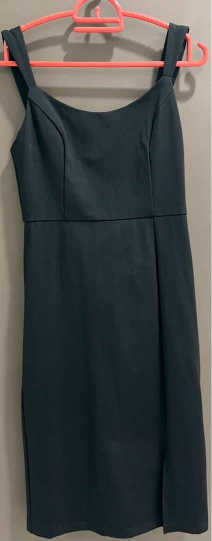 Coo Seoul black dinner dress, Women's Fashion, Dresses & Sets, Dresses ...