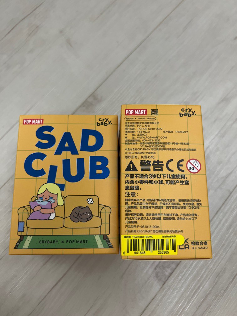 Cry baby Sad Club Teardrop bowl, Hobbies & Toys, Toys & Games on Carousell