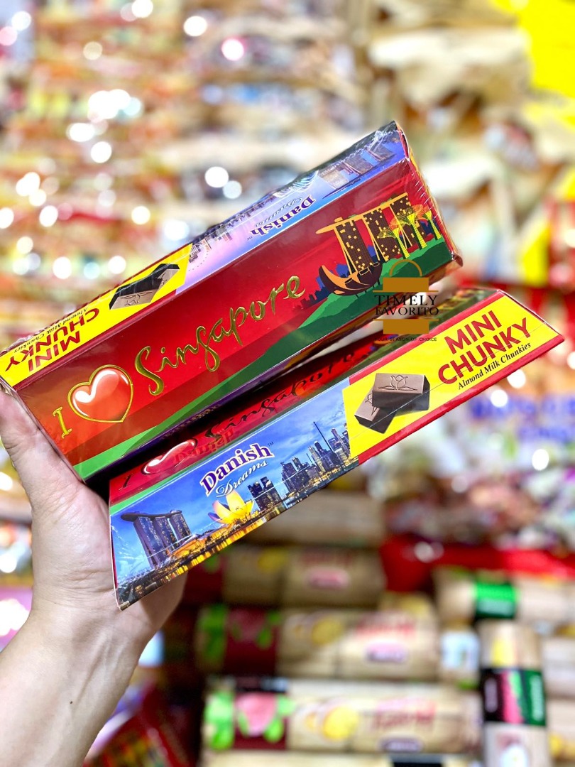 Danish Dreams Singapore Mini Chunky Almond Milk Chunkies Chocolate 175g ...