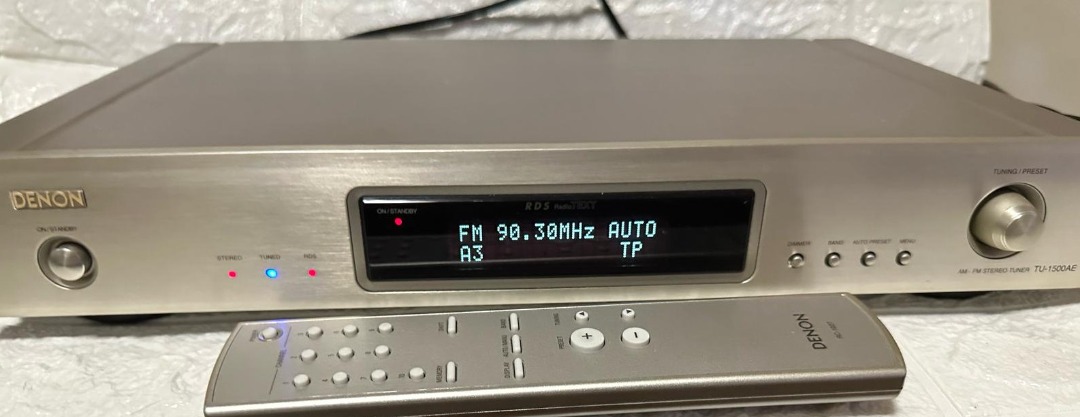 Denon Am-Fm Stereo Tuner RDS TU-1500AE, 音響器材, 其他音響配件及設備 - Carousell