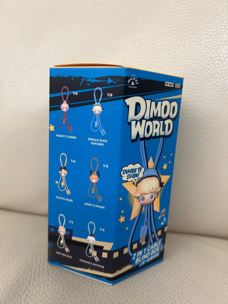 Dimoo World Disney Mickey & Friends usb cable CHIP n DALE popmart, 興趣及 ...
