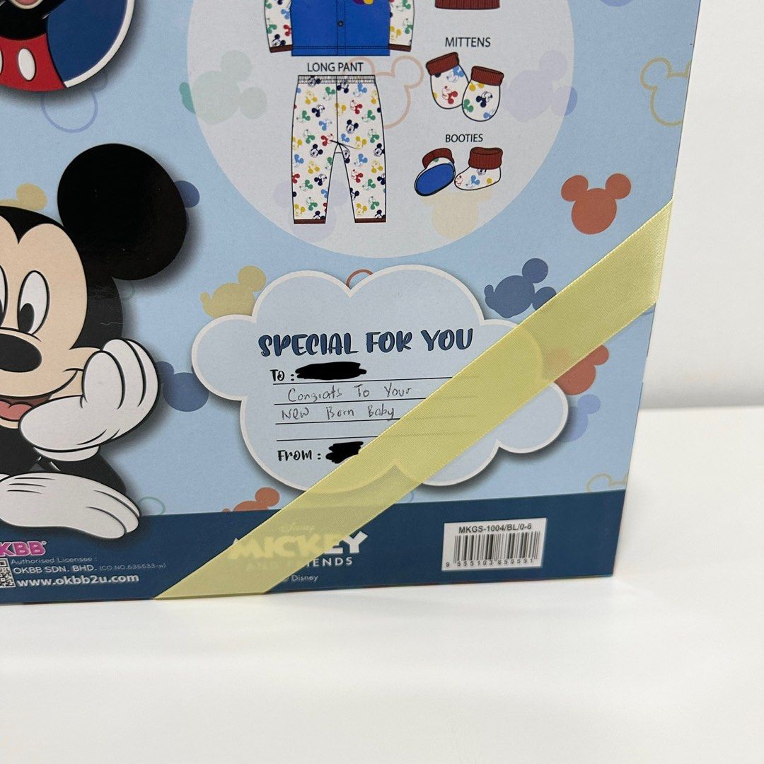 Disney Mickey & Friends Baby Gift Set, Babies & Kids, Babies & Kids ...