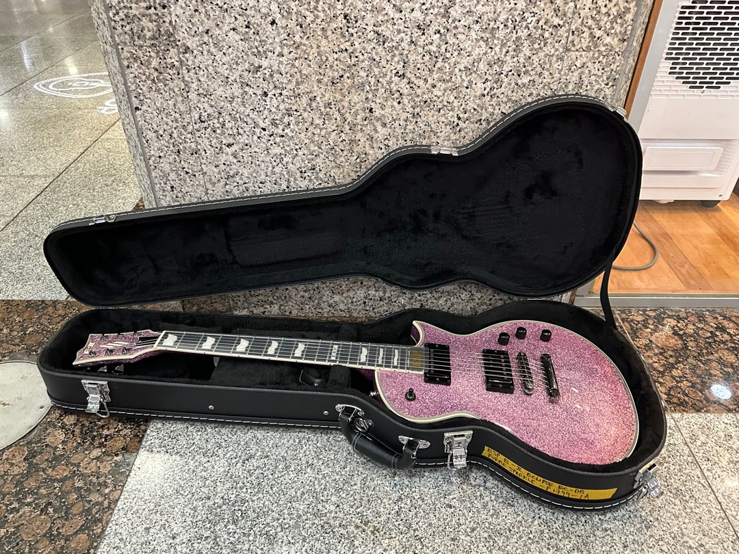 ESP E-II Eclipse EC-DB Purple Sparkle, Hobbies & Toys, Music & Media ...