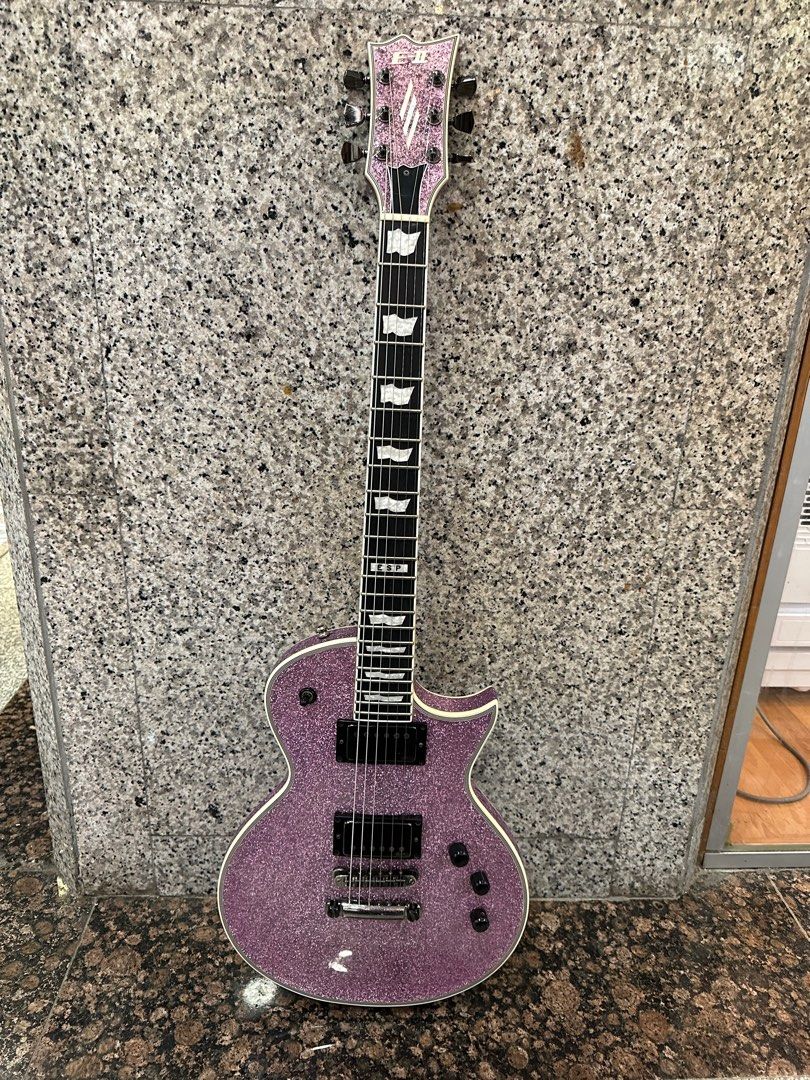 ESP E-II Eclipse EC-DB Purple Sparkle, Hobbies & Toys, Music & Media ...