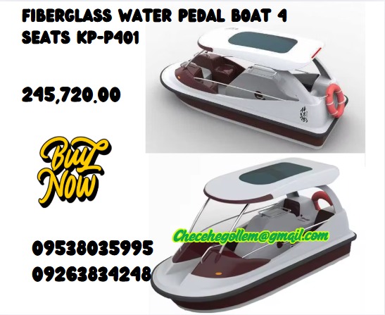 FIBERGLASS WATER PEDAL BOAT 4 seats KP-P401, Everything Else, Others on Carousell