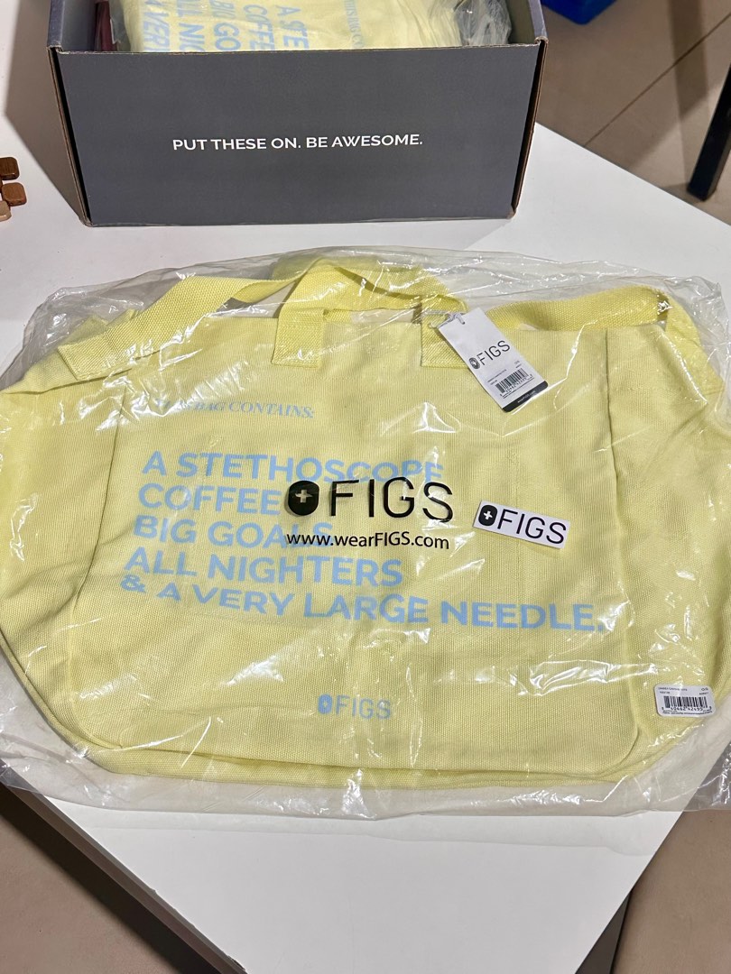 FIGS Canvas Tote Bag, Women's Fashion, Bags & Wallets, Shoulder Bags on ...