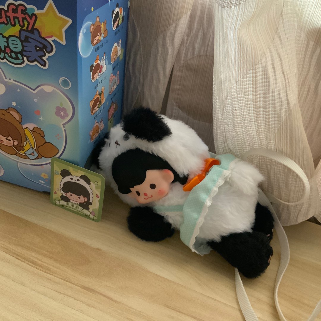 Fluffy Dreamer Panda with Body Sling, Hobbies & Toys, Toys & Games on ...