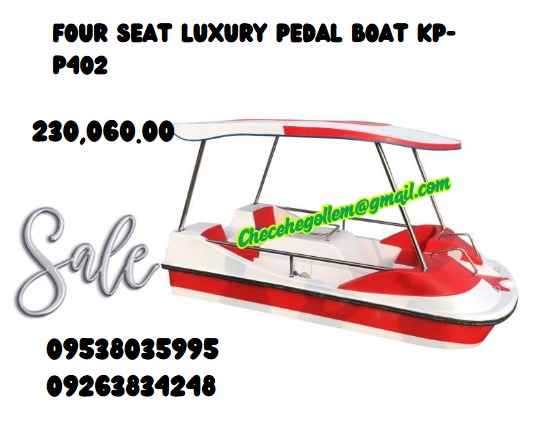 FOUR SEAT LUXURY PEDAL BOAT KP-P402, Everything Else, Others on Carousell
