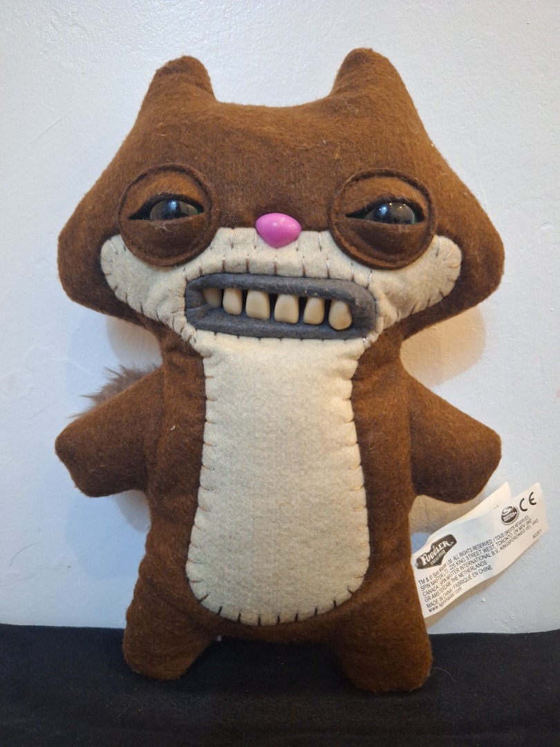 Fuggler Brown Sketchy Squirrel, Hobbies & Toys, Toys & Games on Carousell