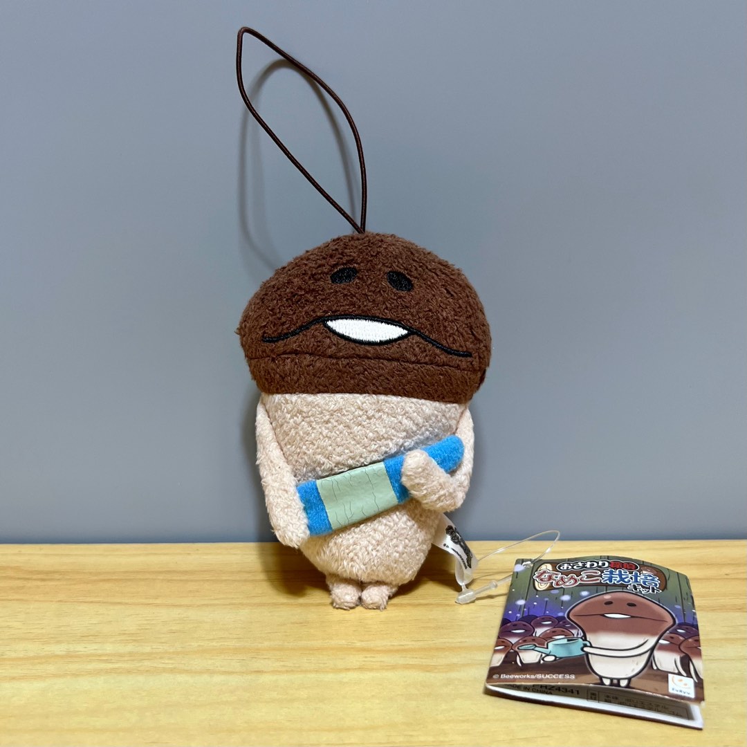 Furyu Nameko Plush Charm 12cm (with paint cracks) - Php 100, Hobbies ...