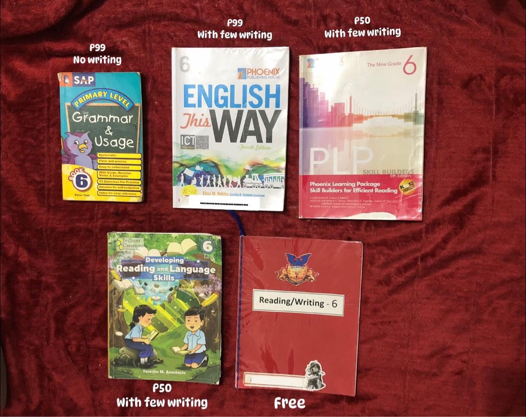 Grade 6 textbooks, Hobbies & Toys, Books & Magazines, Textbooks on ...