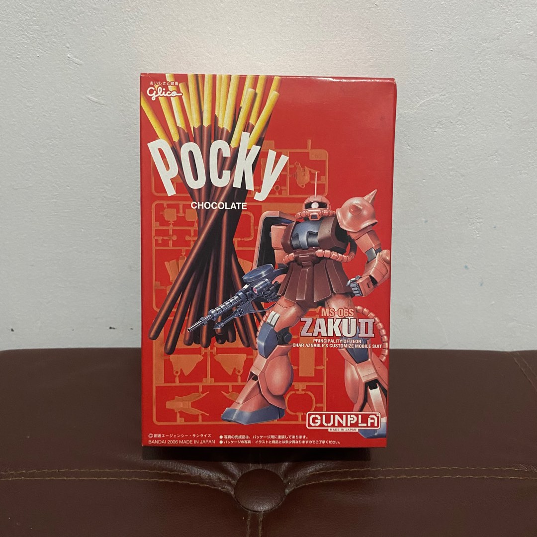 GUNDAM POCKY EXCLUSIVE: MS-06S CHAR ZAKU II MODEL KIT, Hobbies & Toys ...