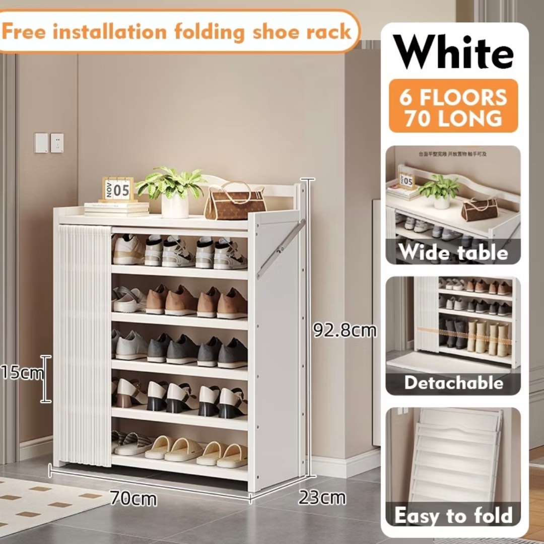 Heavy Duty Shoe Rack Cabinet | Multi-Tier Shoe Organizer Rack | Strong ...