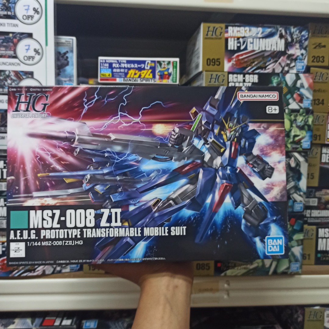 HG 1/144 MSZ-008 ZII Gunpla Gundam Toys Plastic Model Kit [HGUC] (Bandai), Hobbies & Toys, Toys ...
