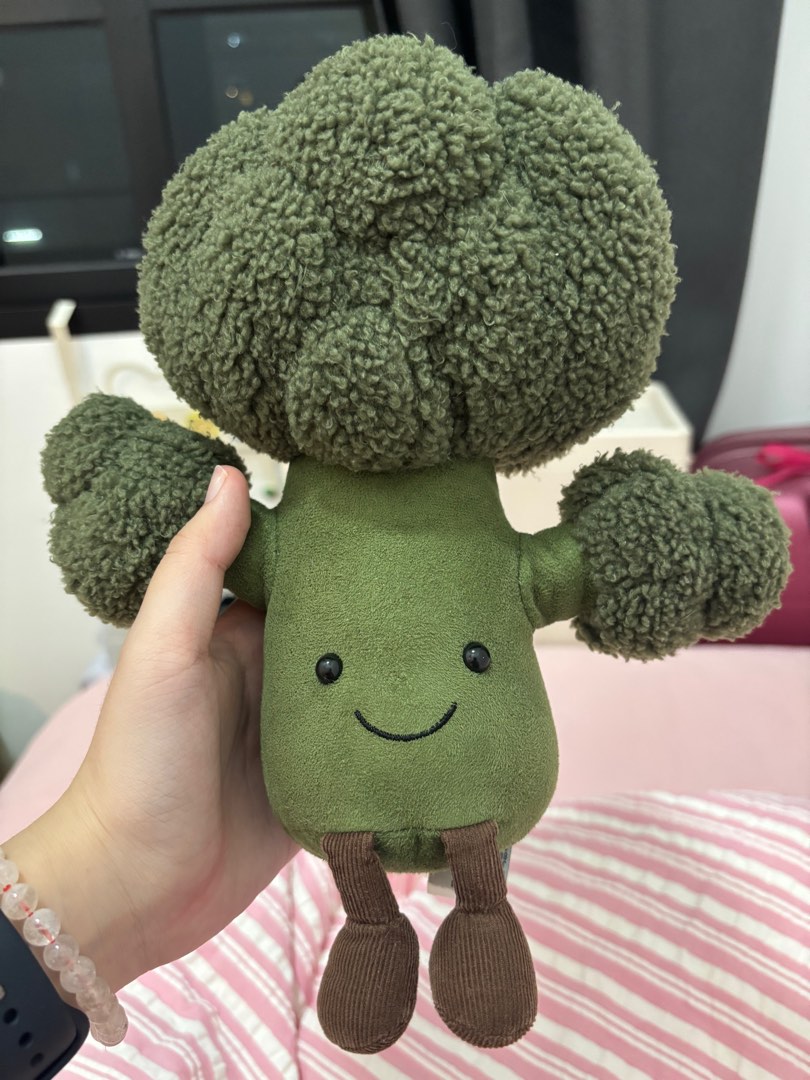 jellycat broccoli, Hobbies & Toys, Toys & Games on Carousell