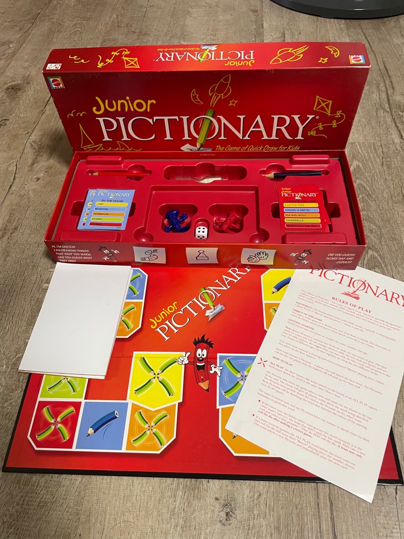 Junior Pictionary 7-12 years Mattel games, Hobbies & Toys, Toys & Games ...