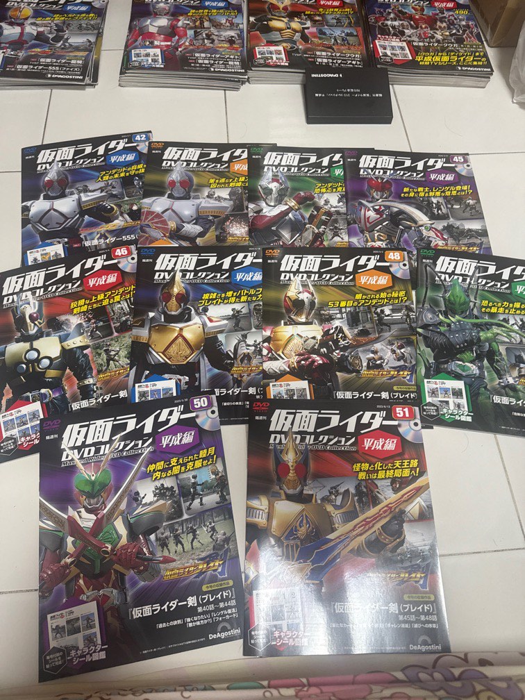 Kamen rider DVD collection booklet Blade, Hobbies & Toys, Books ...