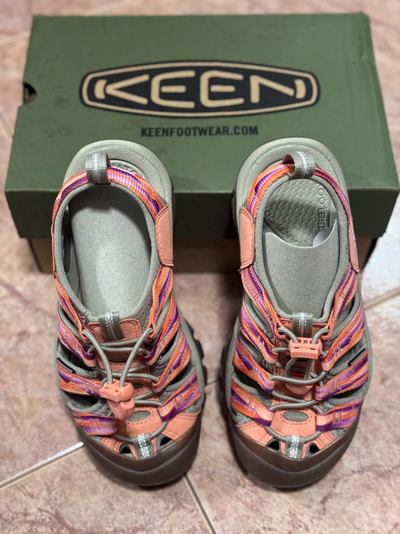 KEEN NEWPORT H2 PAPAYA PUNCH/PRISM, Women's Fashion, Footwear, Sandals ...